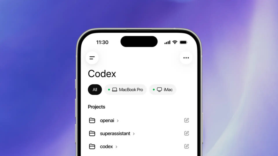 Codex di OpenAI arriva su Android e iOS